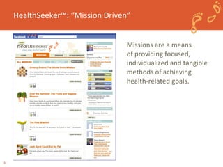 HealthSeeker Facebook Game | PPT