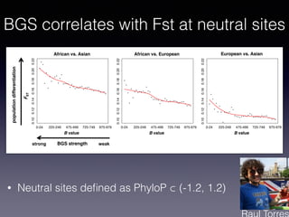 Evolutionary Forces Shaping Human Genetic Variation #1000GB | PPT