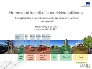 Hernesaari kokeilu ja markkinapaikkana - 230512 | PPT