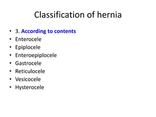 Hernia | PPTX | Digestive Disorders | Diseases and Conditions