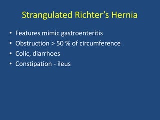 Richter Hernia