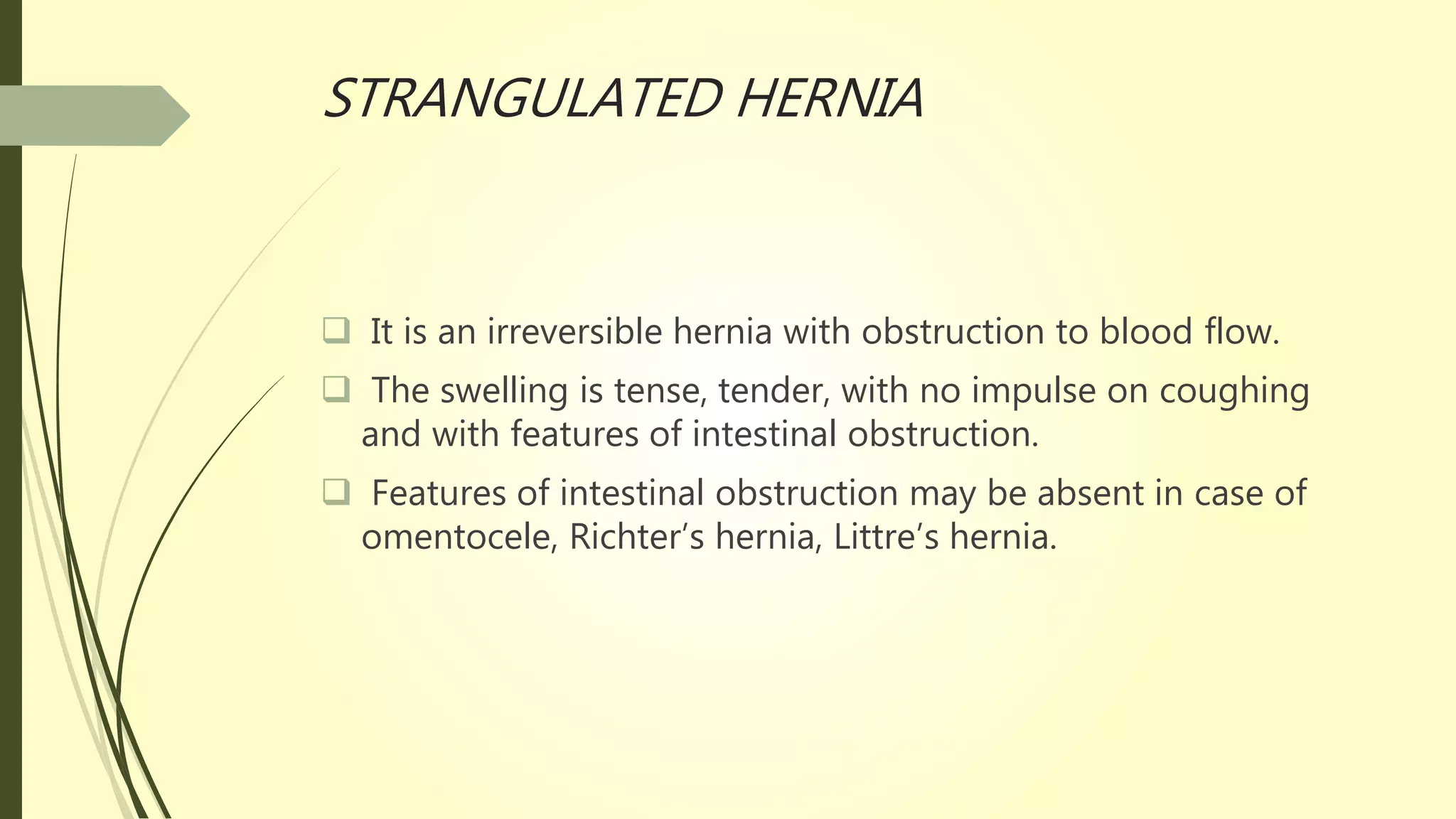 Hernia and its surgeries | PPTX