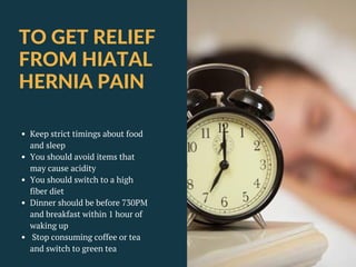 Medication for Hiatus Hernia | PDF