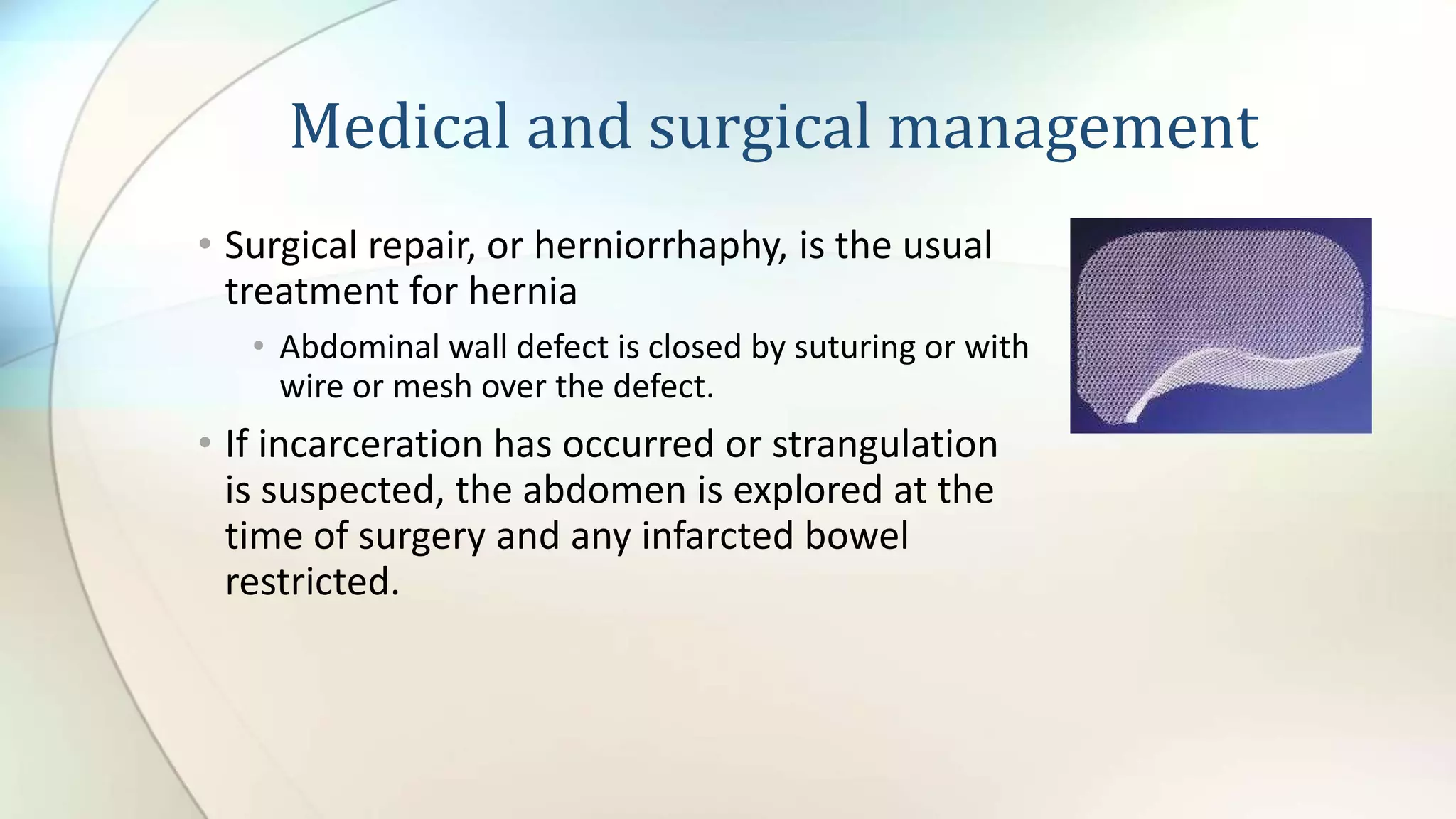 Nursing care of patients with Hernia | PPTX