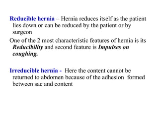 Hernia and physiotherapy management | PPTX