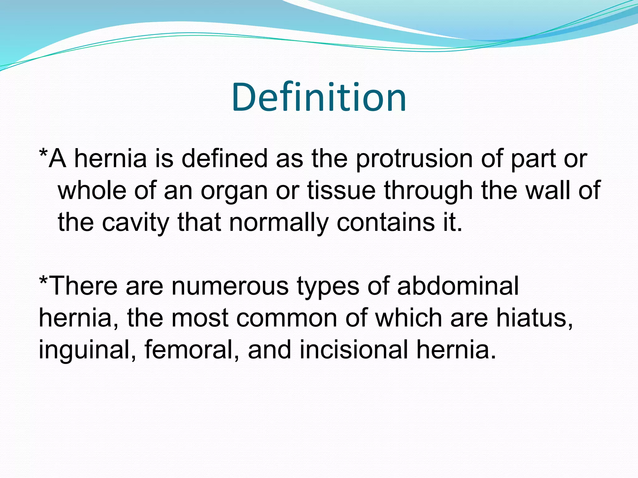 Hernia | PPTX
