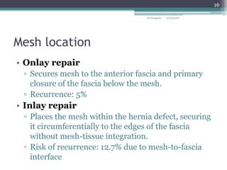 Hernia | PPTX