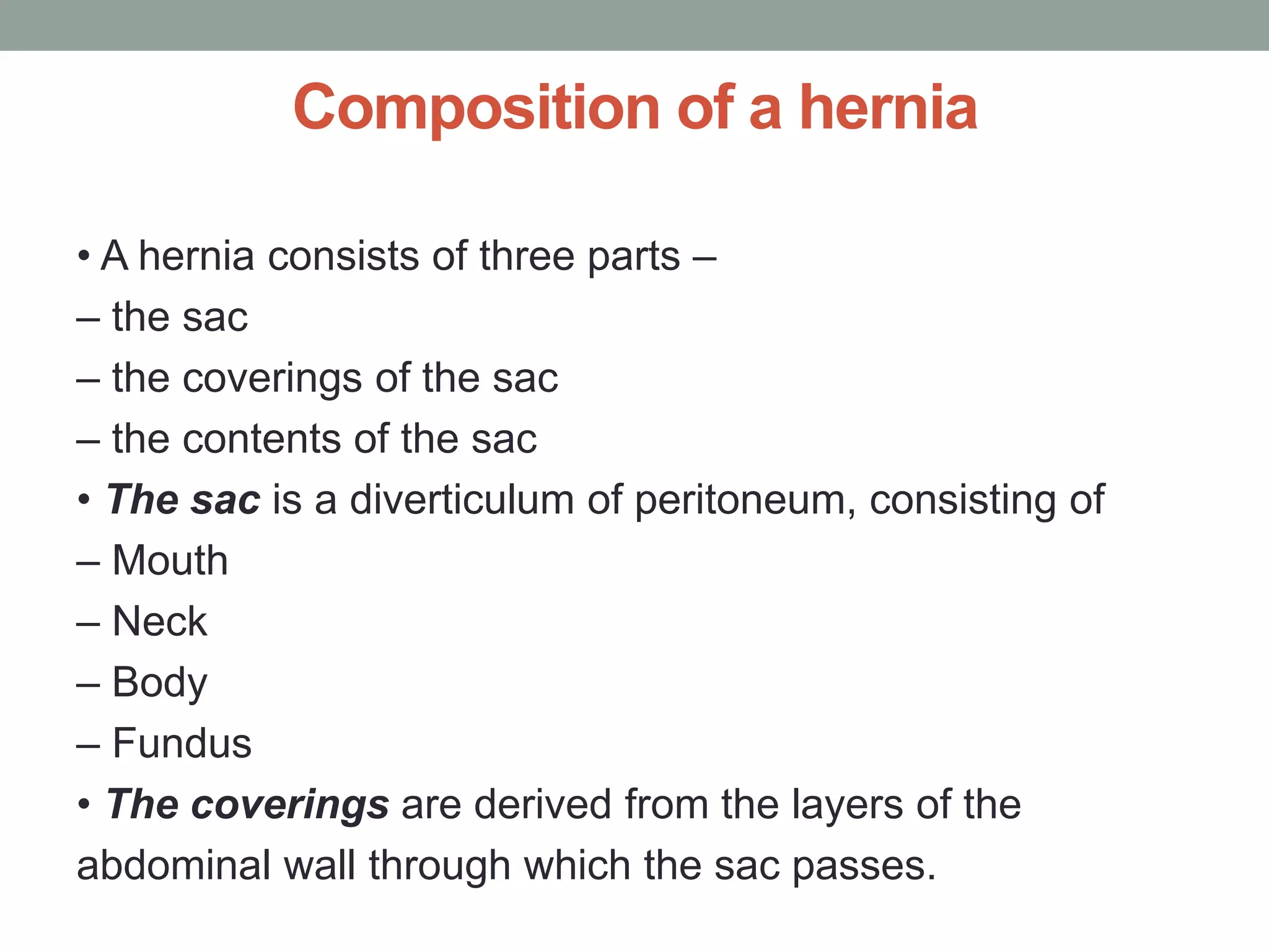 Hernias | PPTX