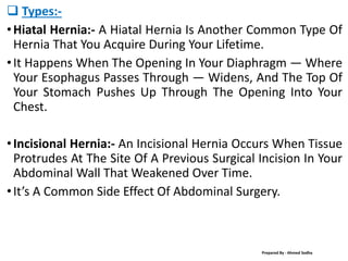 HERNIA & HIATAL HERNIA - GI DISORDERS.pptx