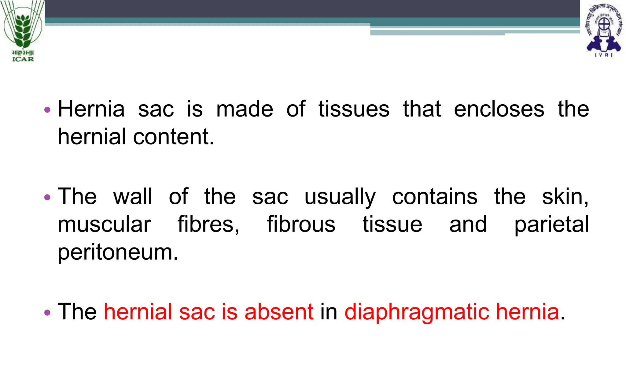 HERNIA ppt of different animal including dog cat cattle buffalo | PPTX