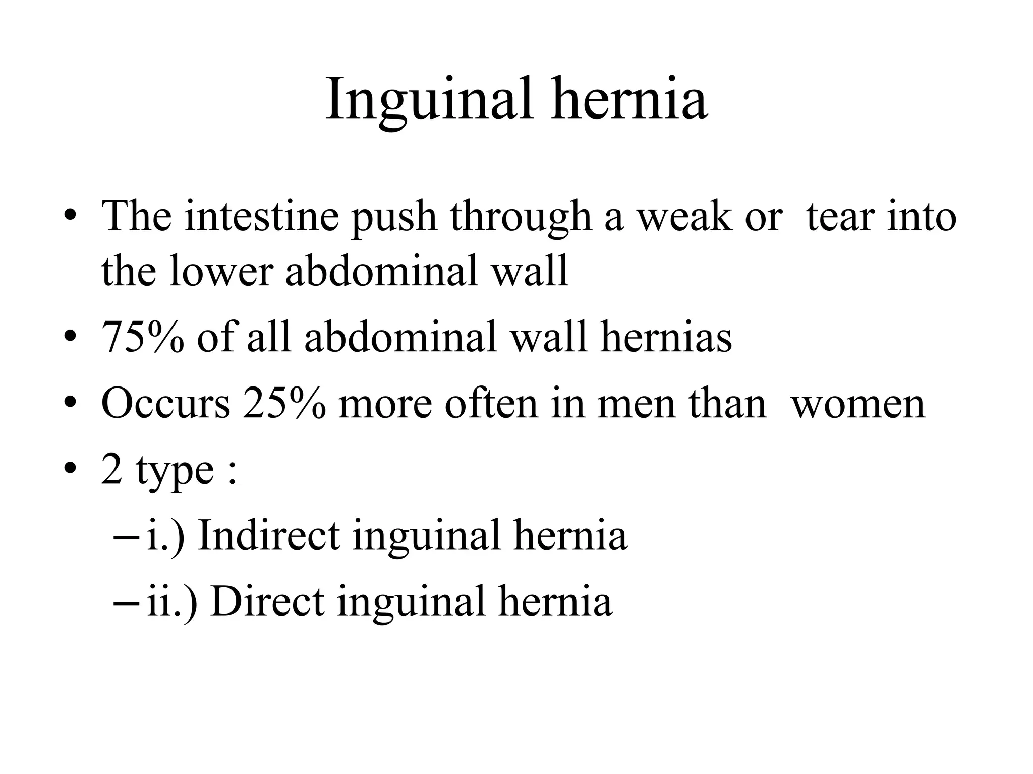 Hernia; Classification Of Hernias in different forms.ppt