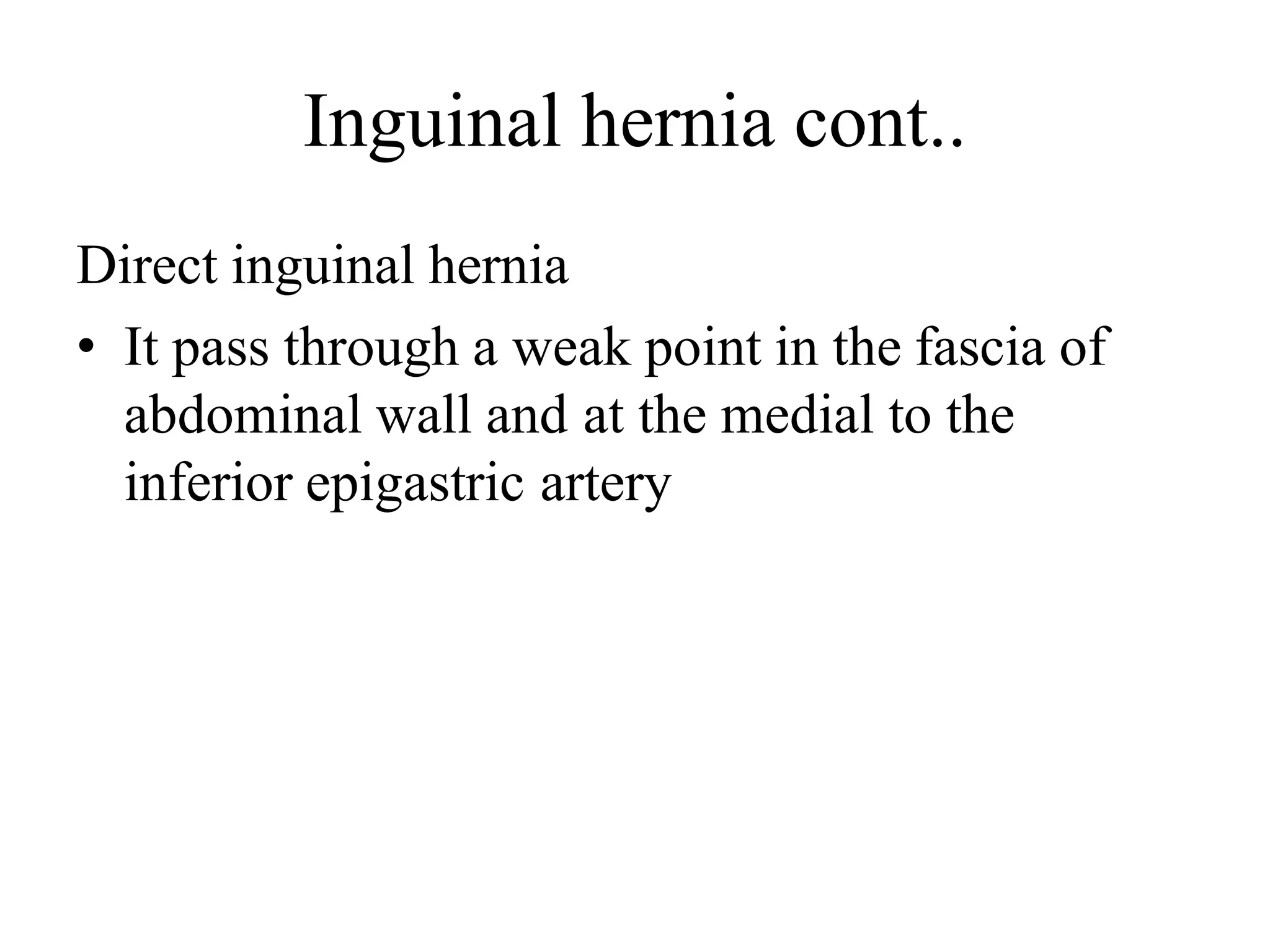 Hernia; Classification Of Hernias in different forms.ppt