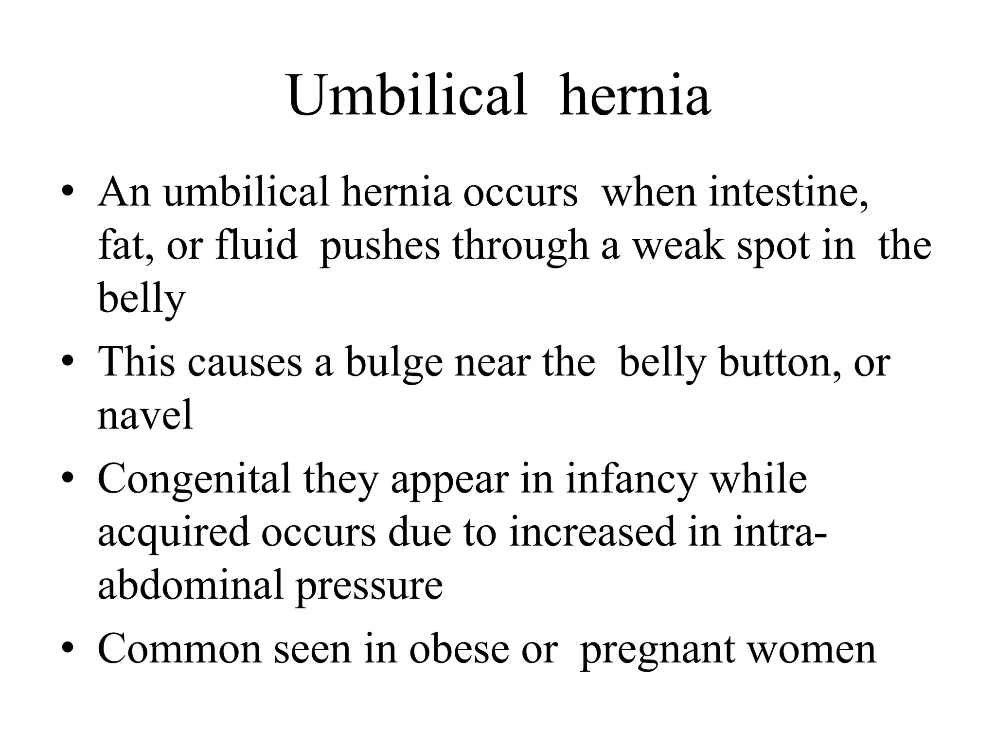 Hernia; Classification Of Hernias in different forms.ppt