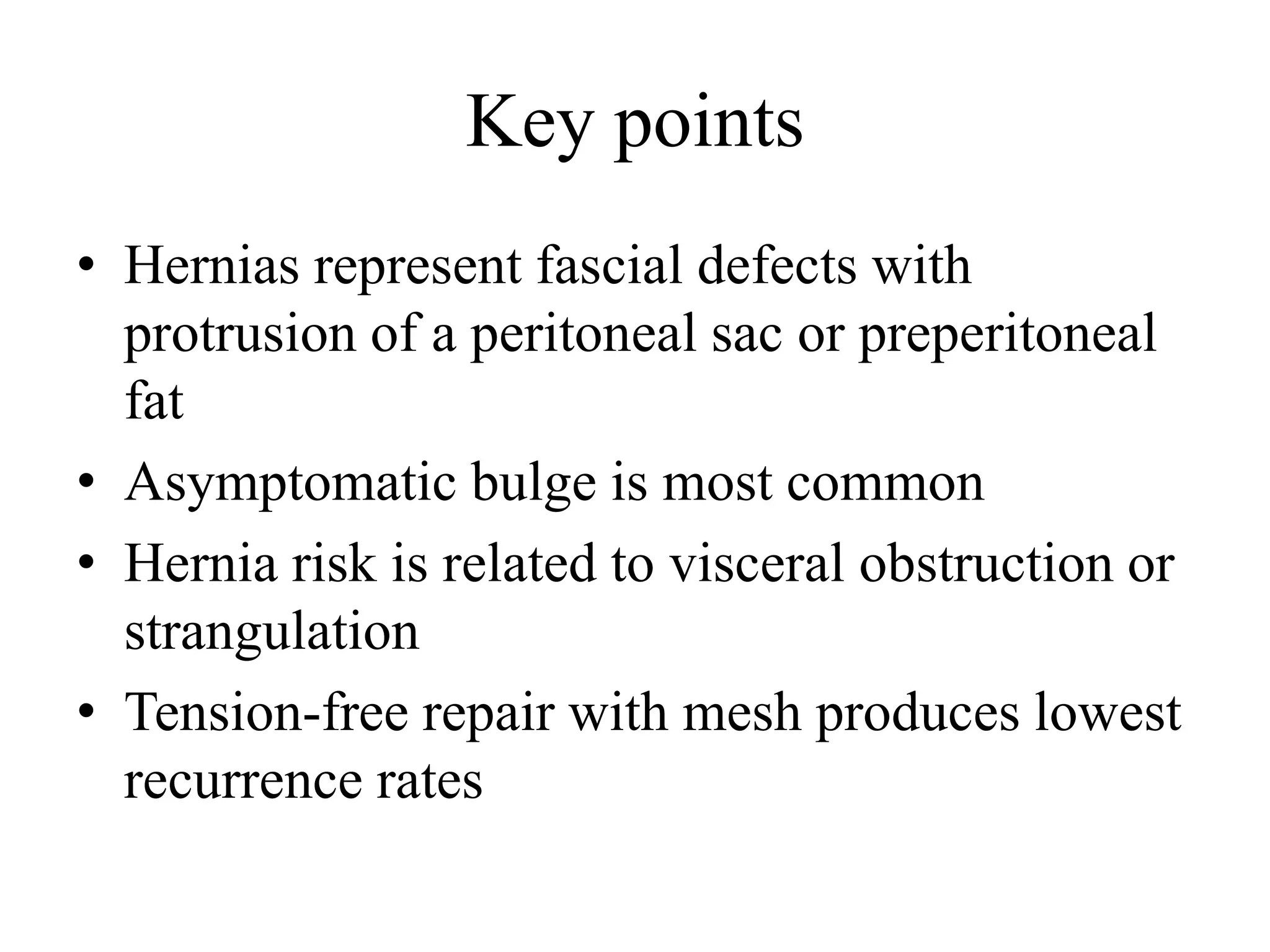 Hernia; Classification Of Hernias in different forms.ppt