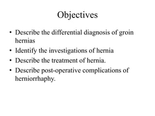 Hernia; Classification Of Hernias in different forms.ppt