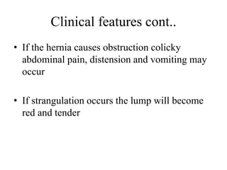 Hernia; Classification Of Hernias in different forms.ppt
