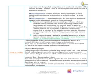 Hernias inguinales. Femoral, umbilical.... | PDF