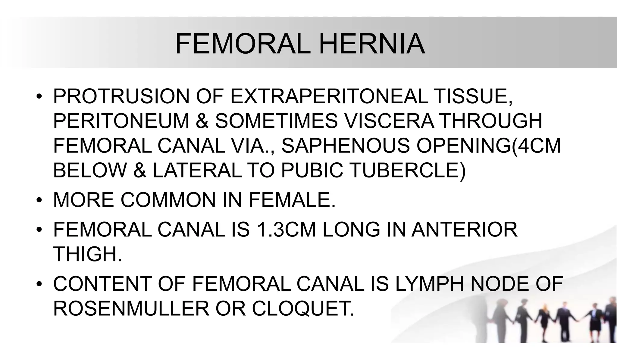 Anatomy and Different types of Hernia | PPTX