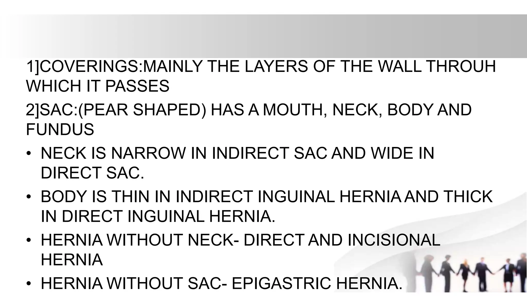 Anatomy and Different types of Hernia | PPTX
