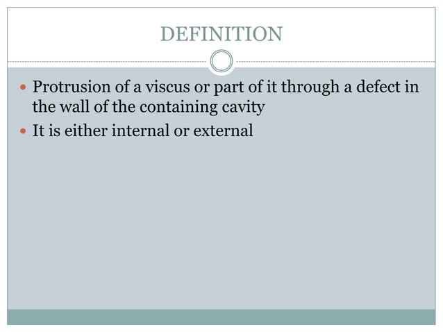 Hernia & abd wall lecture | PPTX