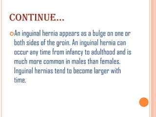 Hernia | PPTX