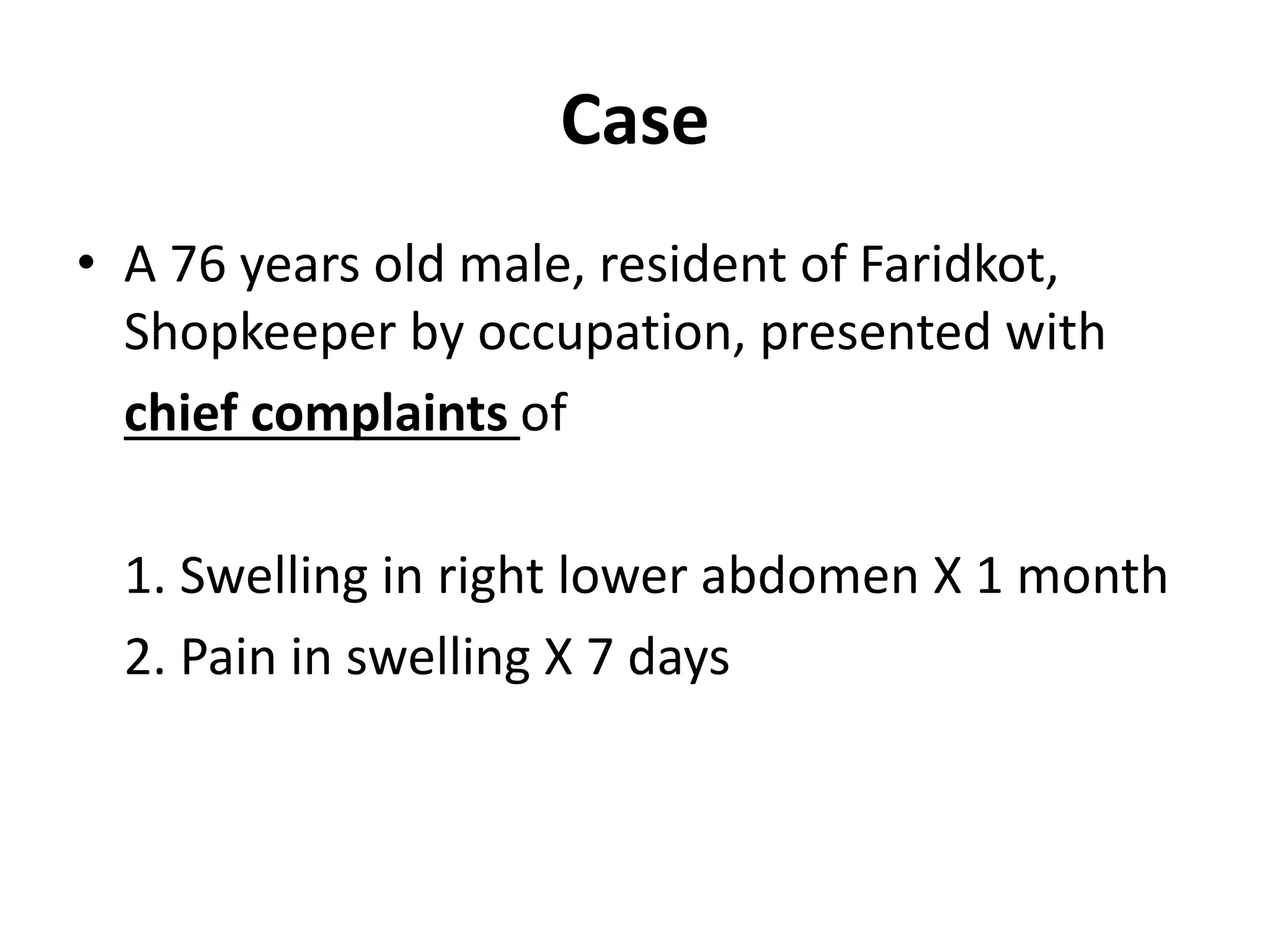 Inguinal Hernia case presentation | PPTX