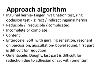 Inguinal Hernia case presentation | PPTX