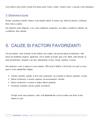 Hernia de disc lombara la copii fritu luis | PDF