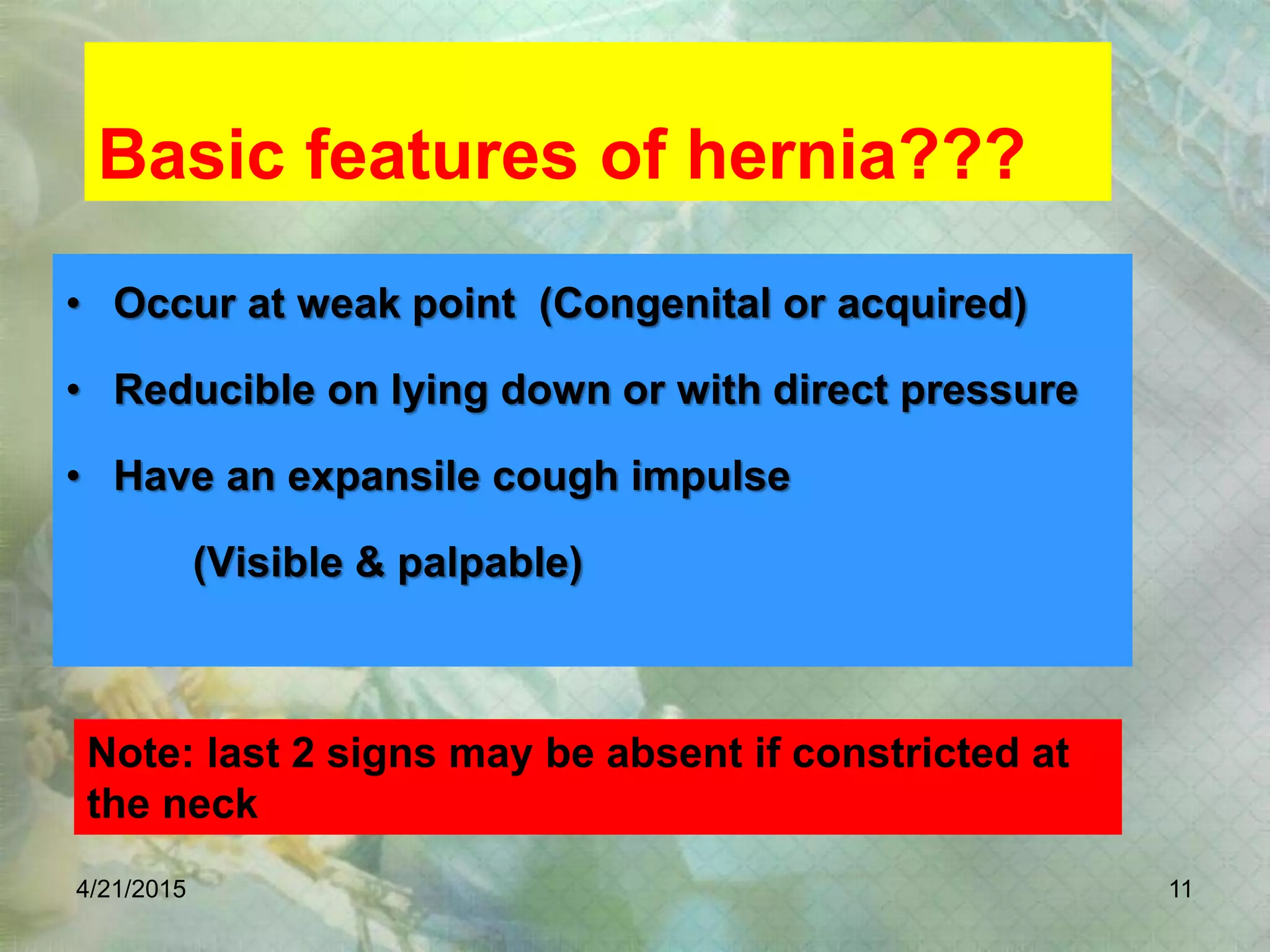 Herniaexamination 120731113540-phpapp01 | PPTX