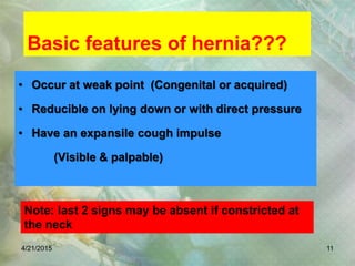 Herniaexamination 120731113540-phpapp01 | PPTX