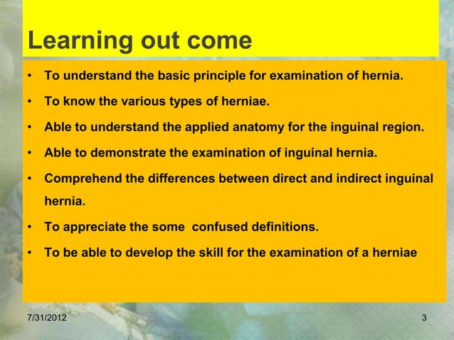 Hernia Examination Osce Guide Groin Examination