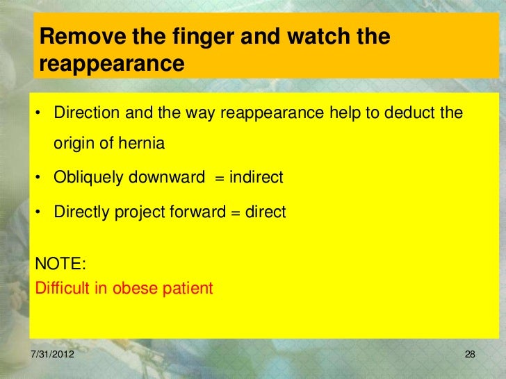 Hernia Examination By Dr Min Oo
