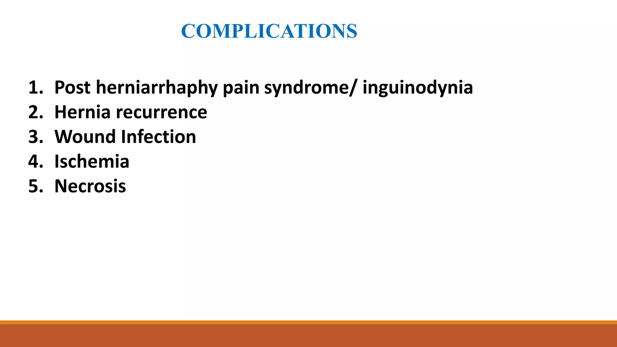 Hernia for nursing | PDF