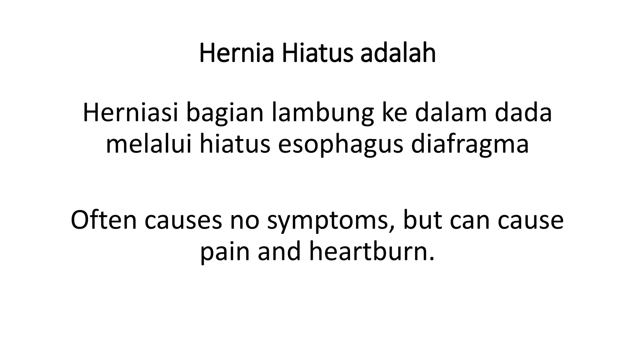 Hernia hiatus | PPTX
