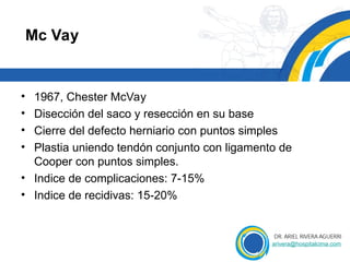 Hernia Inguinal final en cirugia general | PPT