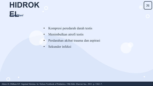 Hernia Inguinalis dan Hidrokel pada Anak | PPTX