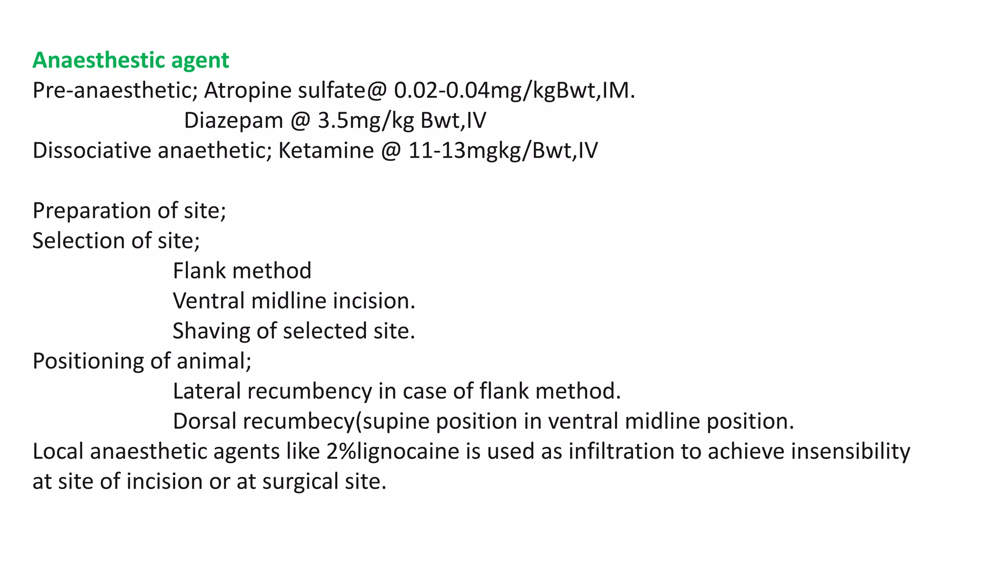 Hernia & ovarioectomy in sow | PPTX | Digestive Disorders | Diseases ...