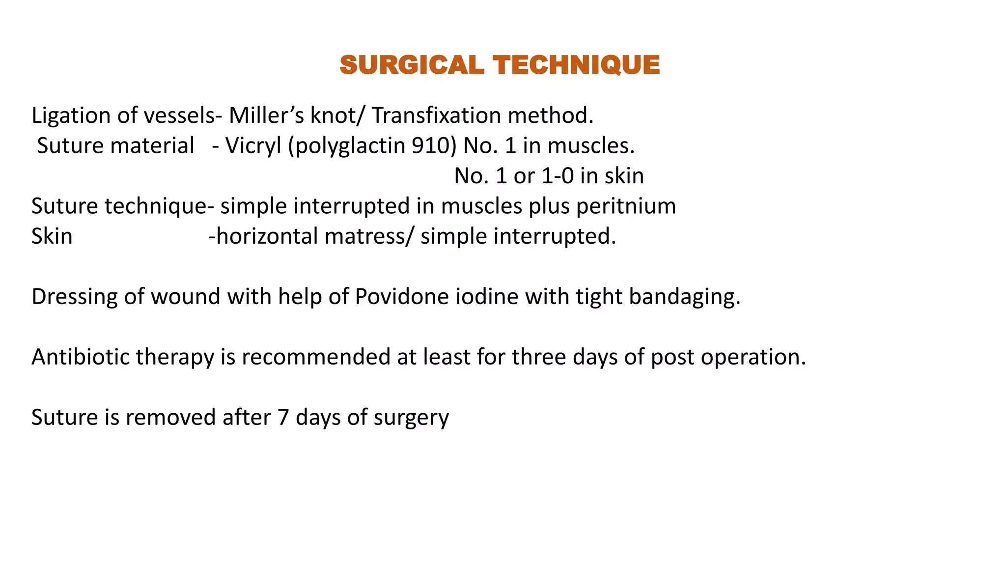 Hernia & ovarioectomy in sow | PPTX | Digestive Disorders | Diseases ...