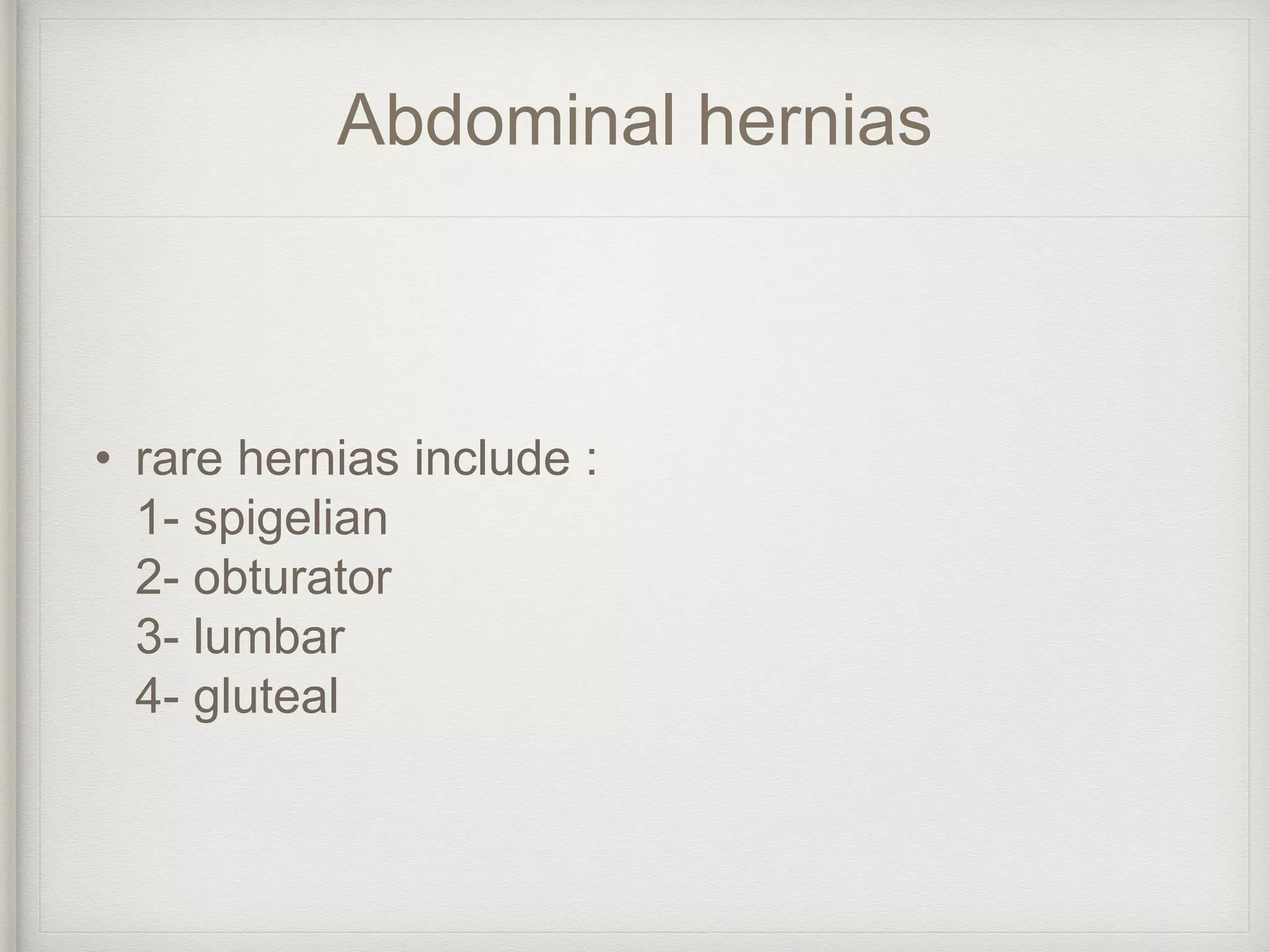 Hernia | PPTX