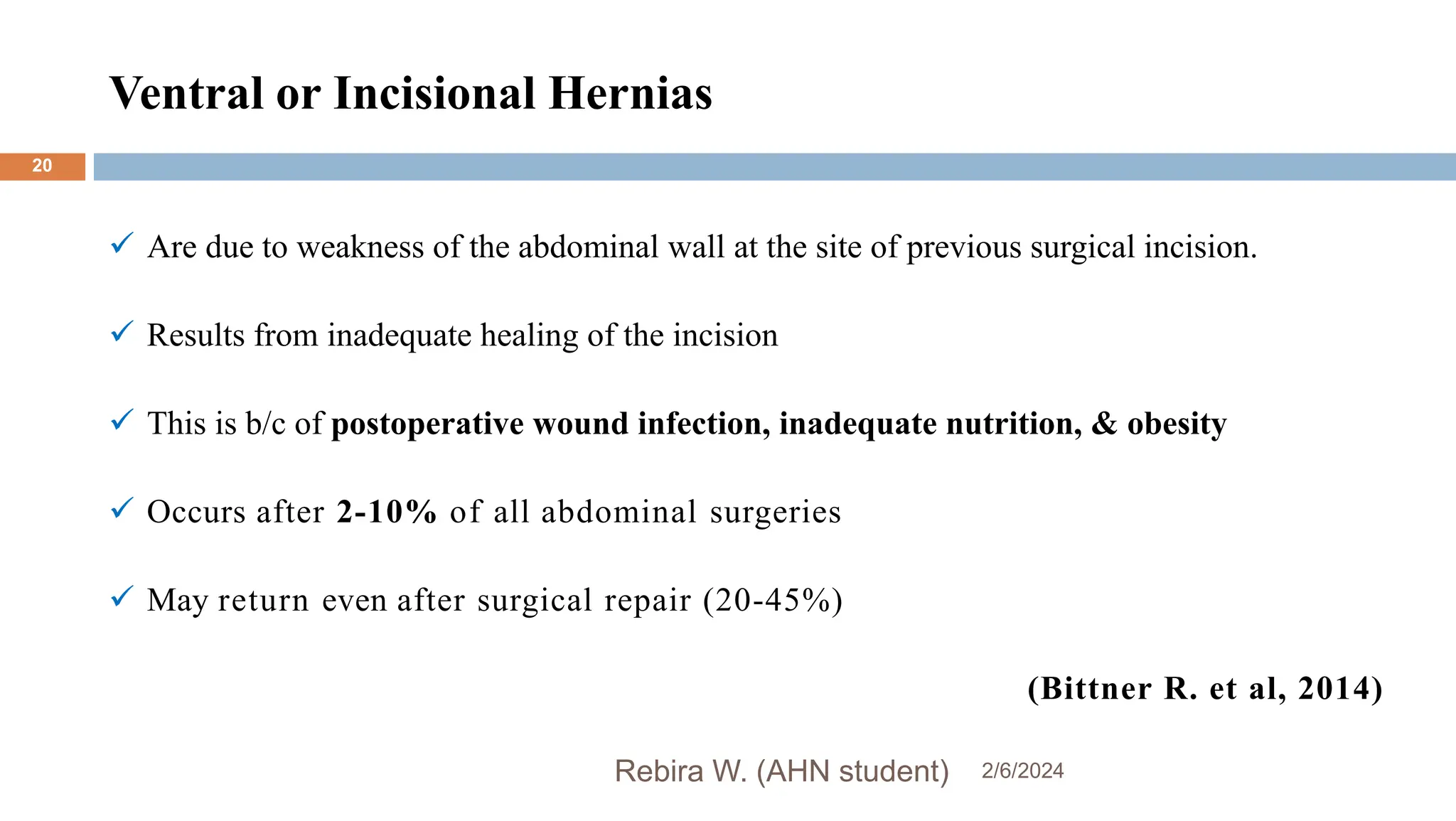 Hernia Presentation by Rebira Workineh pptx | PPTX