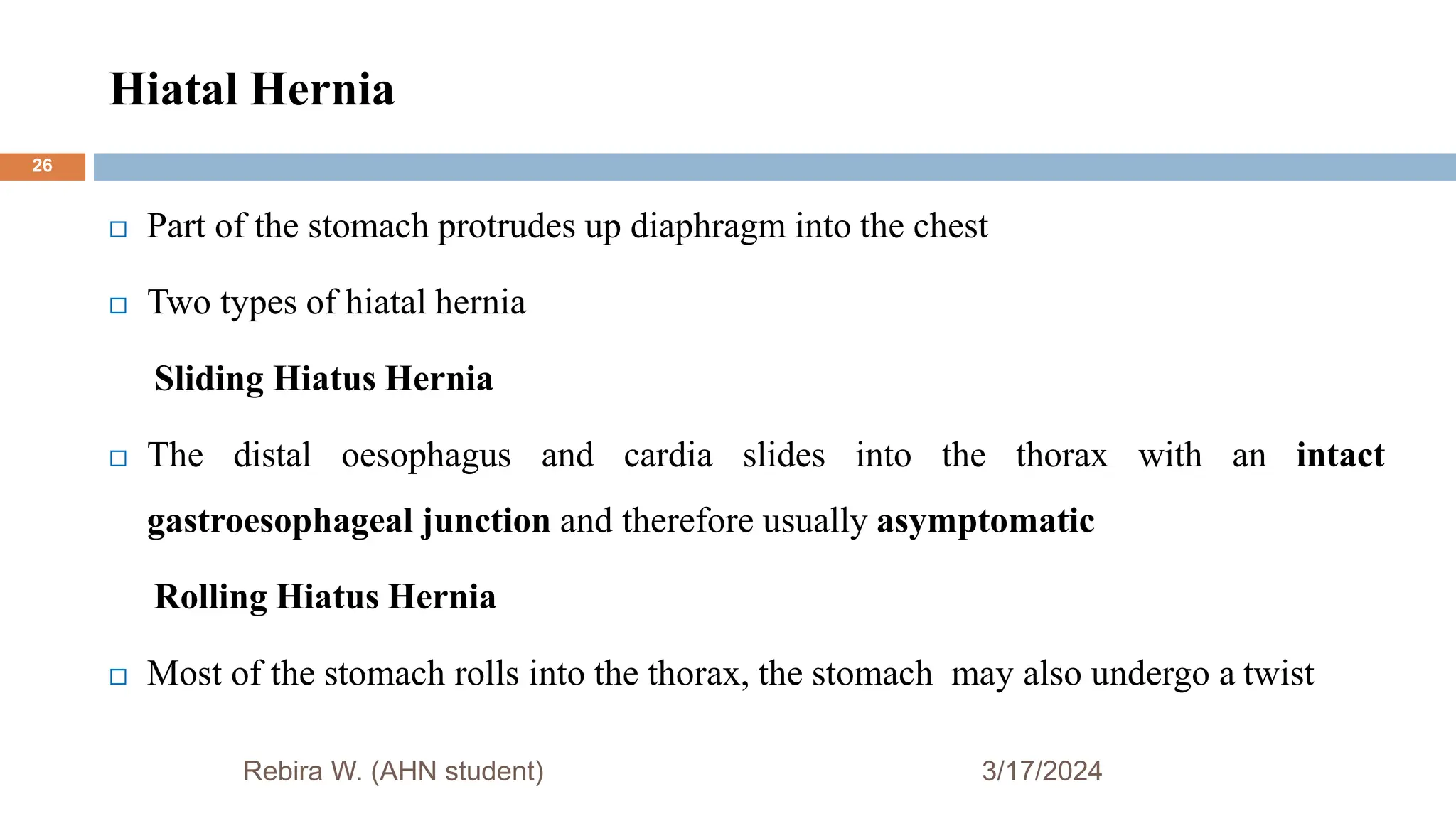 Hernia Presentation presentation by Rebira pptx | PPTX | Digestive ...