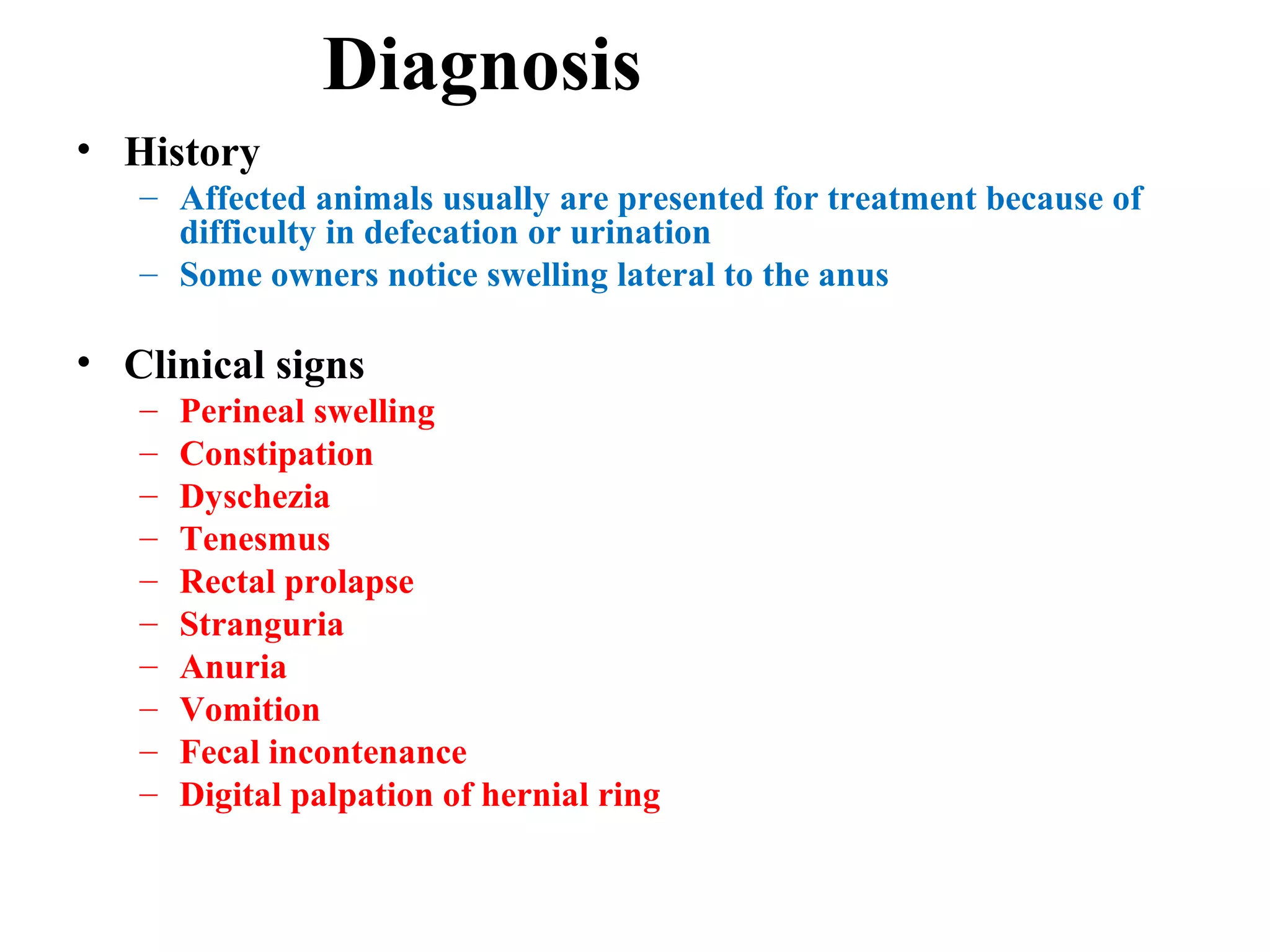 Hernias and its classification in small animals | PPT