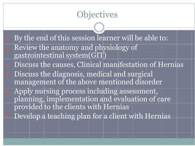 HERNIAS and its type and sign symptome treatment | PPTX | Digestive Disorders | Diseases and ...