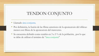 HERNIAS inguinales diagnóstico etiología y tratamiento | PPTX