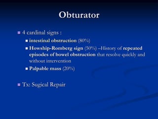 Howship Romberg Sign