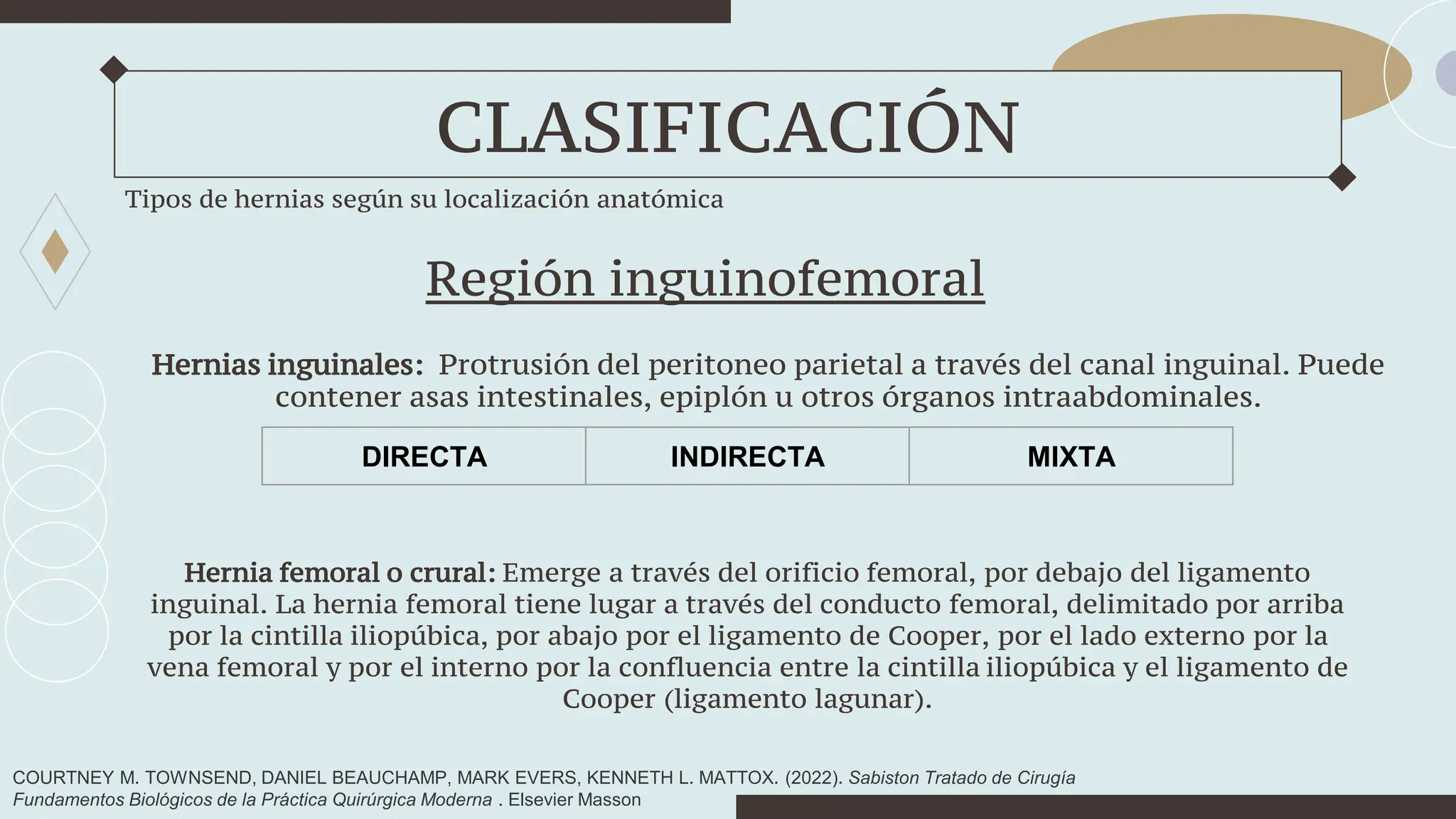 Presentación de Hernias abdominal e inguinales | PPTX