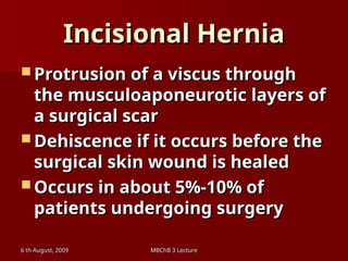 HerniasMBChB_Lecture.ppt anatomy types and | PPT