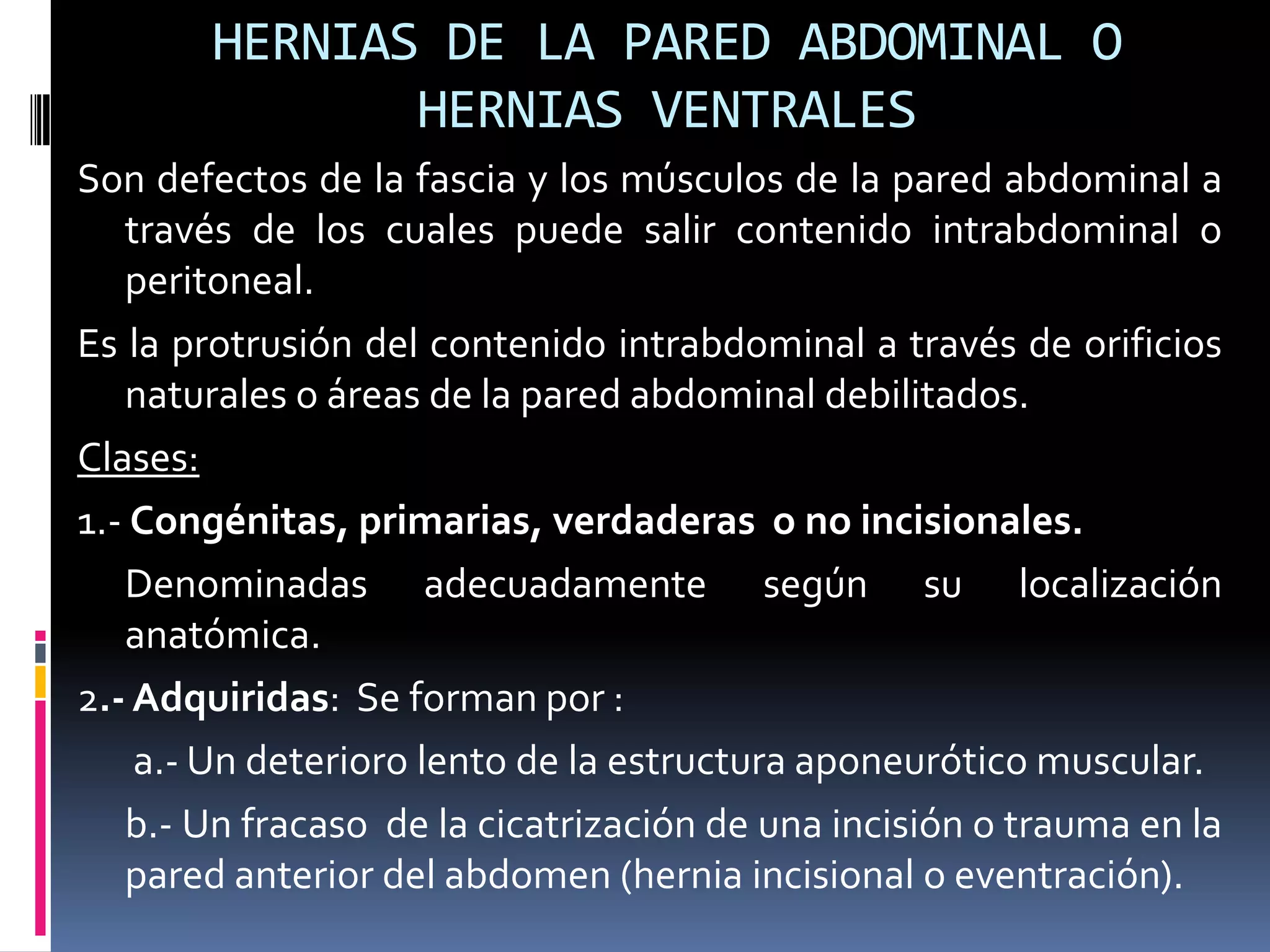 Hernias y eventraciones ii | PPT