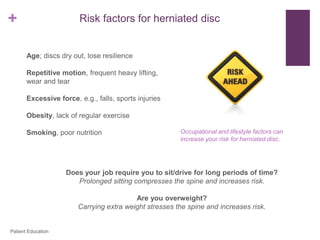 Sebastian Lattuga MD Herniated disc | PPT