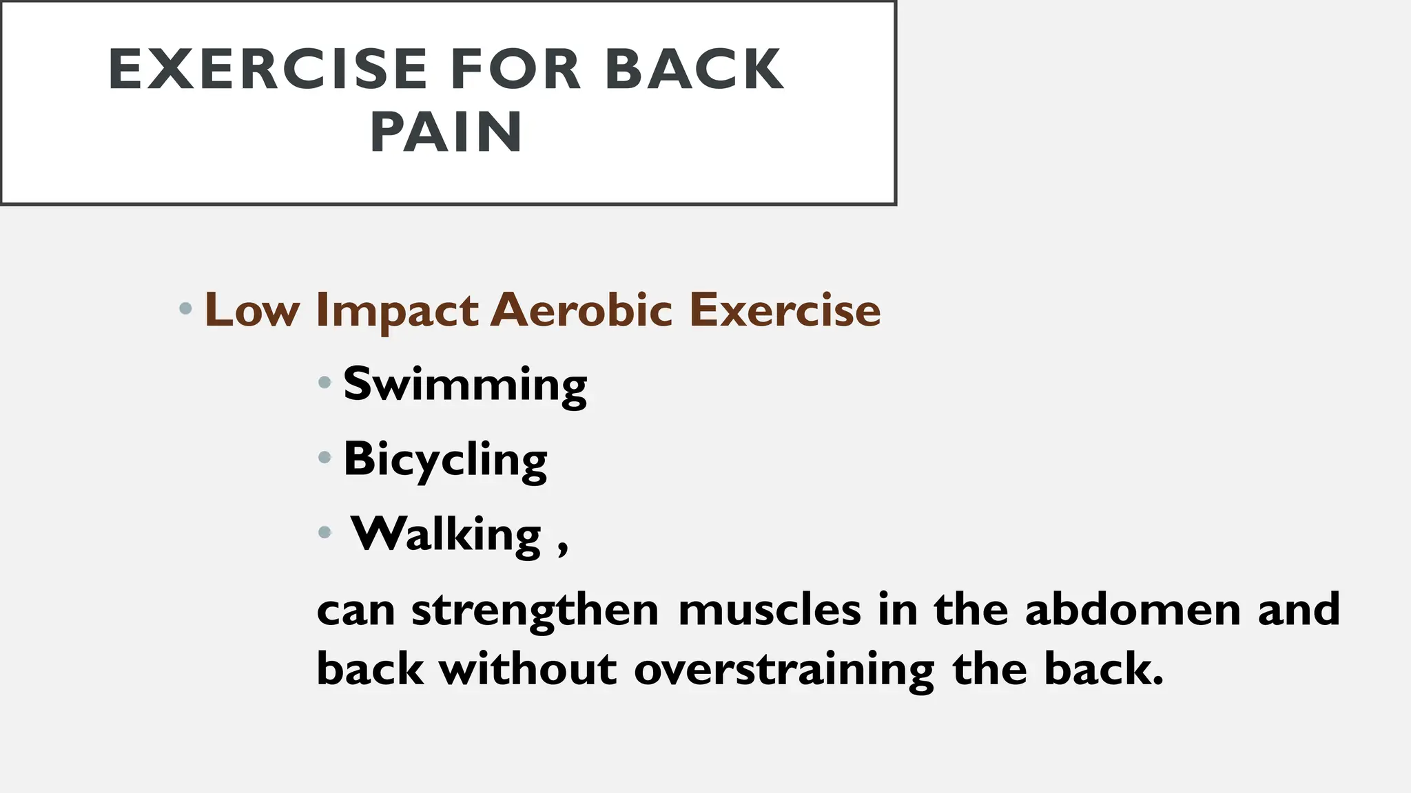 Herniated disc home exercise physiotherapy | PPT
